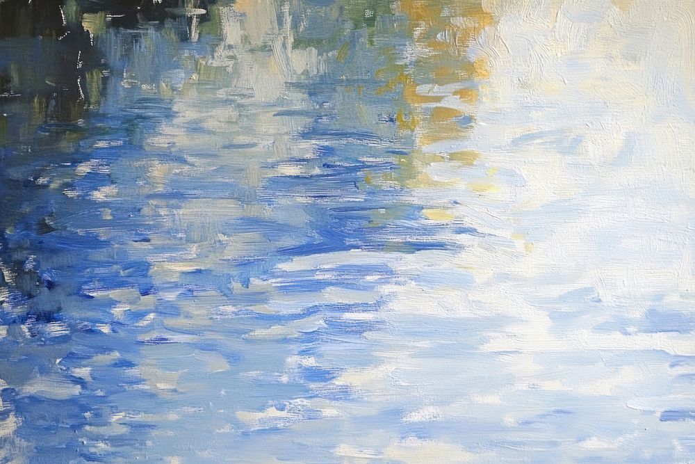 Water surface painting white blue. | Free Photo Illustration - rawpixel