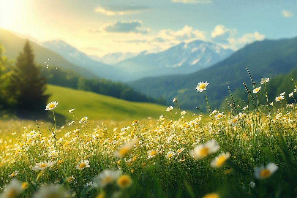 Meadow landscape meadow outdoors scenery. | Free Photo - rawpixel