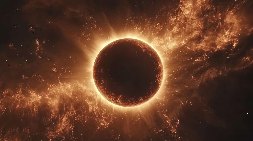 Solar eclipse awe-inspiring astronomy cosmic. | Free Photo - rawpixel