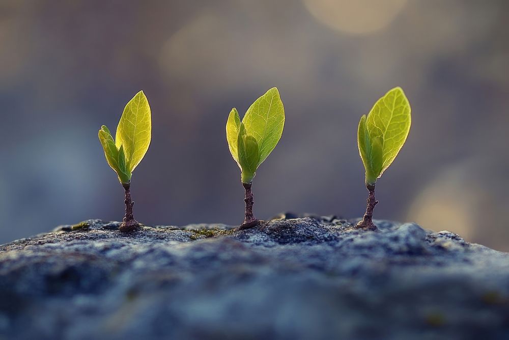 Tree Growth Three Steps sprouts | Free Photo - rawpixel