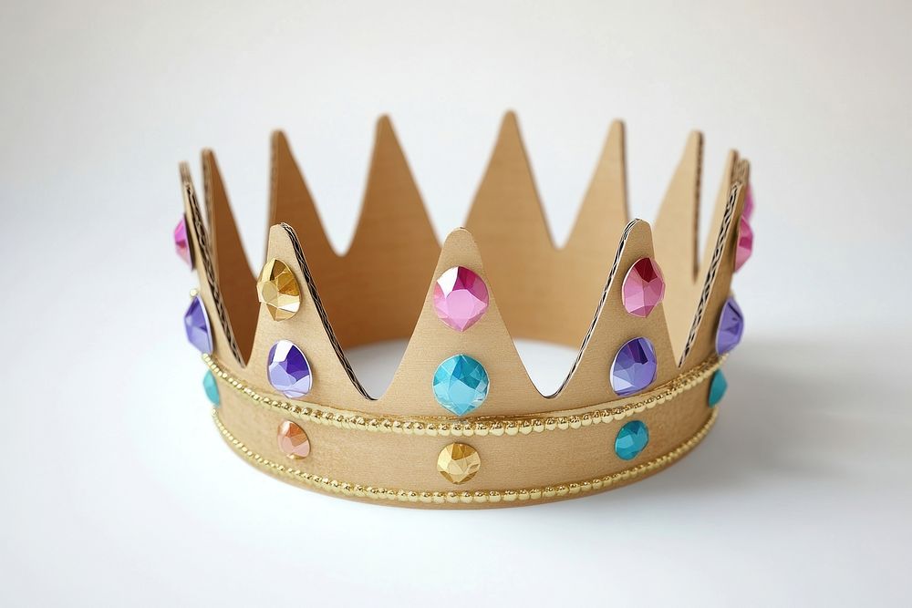 Cardboard crown accessories accessory decorative. | Free Photo - rawpixel