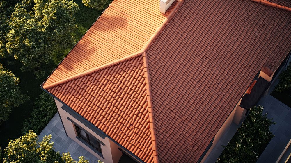Red shingle roof architecture building | Free Photo - rawpixel