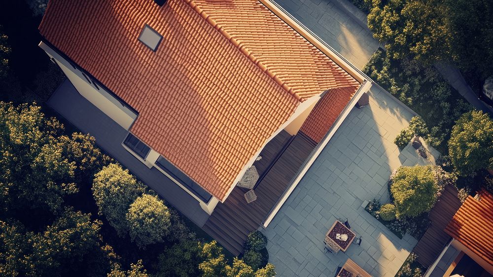 Red shingle roof house architecture | Free Photo - rawpixel
