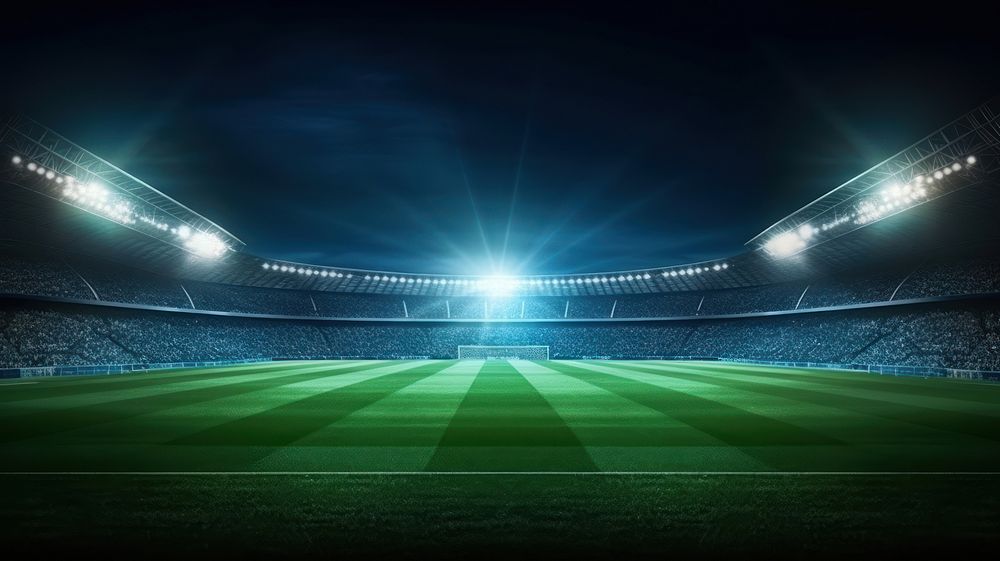 Soccer stadium football sports lights. | Free Photo - rawpixel
