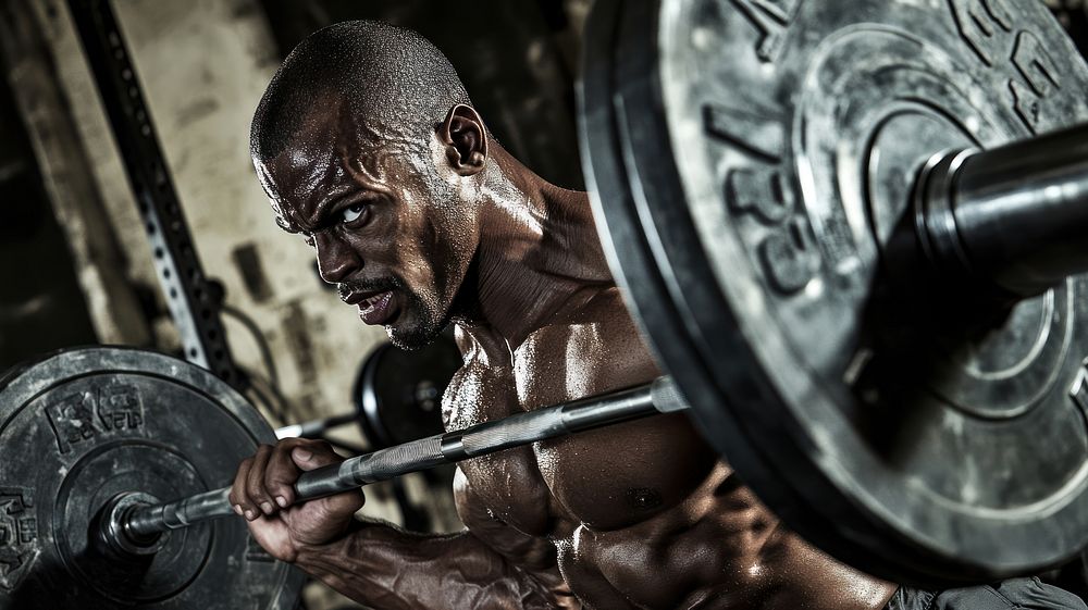 Man gym exercise strength. | Free Photo - rawpixel