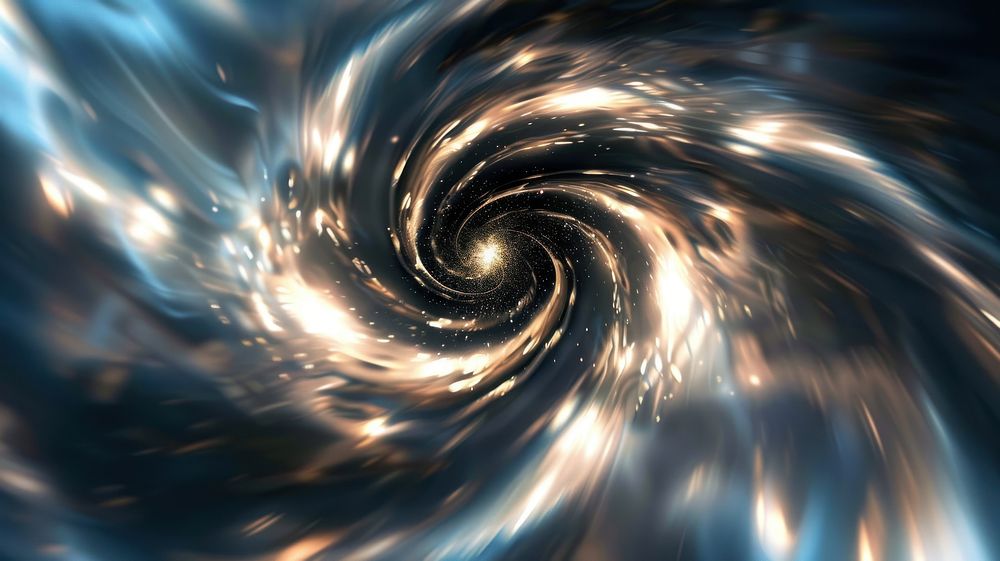 Minimal effect golden particles movement | Free Photo Illustration ...