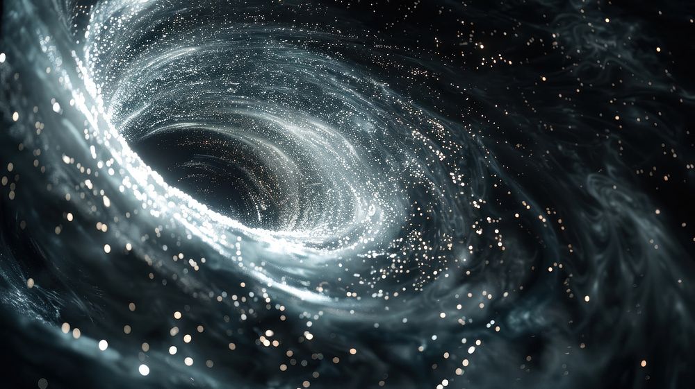 Minimal effect golden particles universe | Free Photo Illustration ...