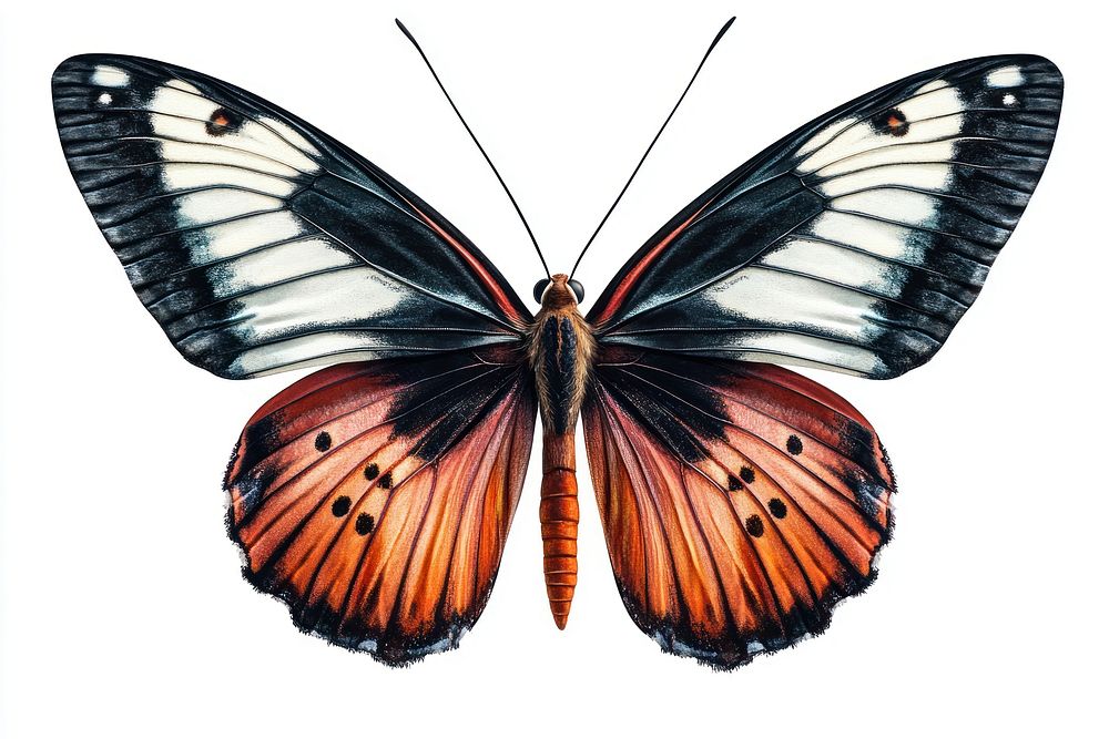 Beautiful butterfly invertebrate illustration detailed. | Free Photo ...