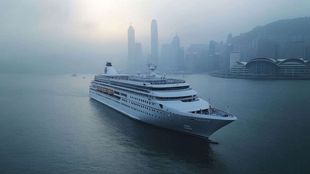 cruise ship transportation landscape vehicle. | Free Photo - rawpixel