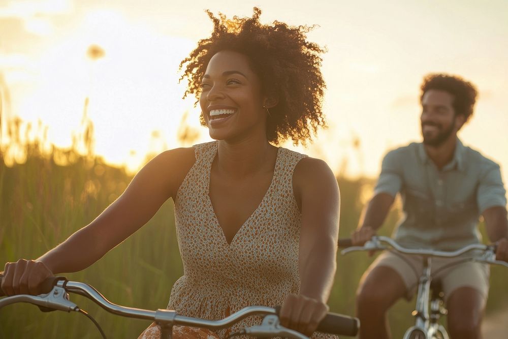 Adventure freedom bicycle happy smile | Free Photo - rawpixel