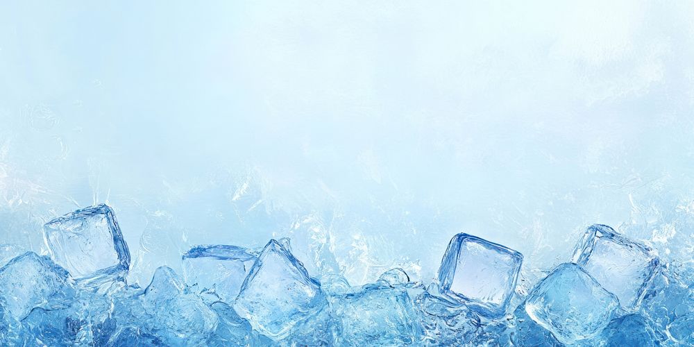 Frozen Ice cubes border ice | Free Photo - rawpixel