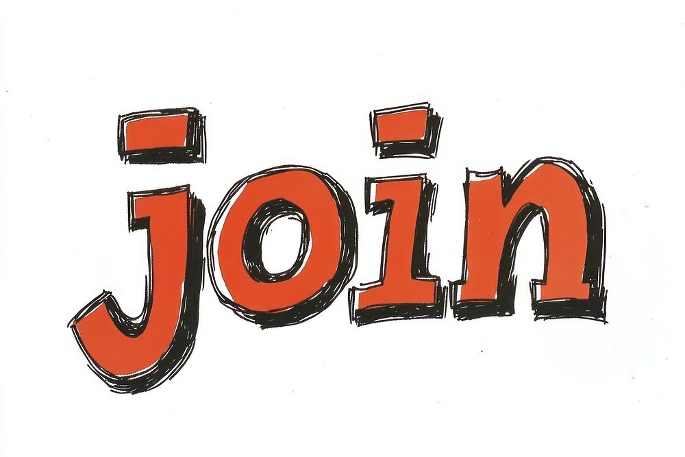 Text join illustration typography | Free Photo Illustration - rawpixel