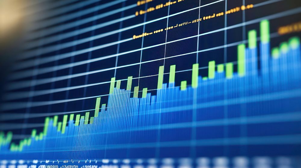 Bar graph rising chart financial | Free Photo Illustration - rawpixel
