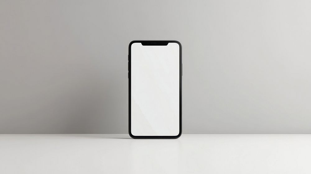 Blank white screen smartphone minimalist | Free Photo - rawpixel