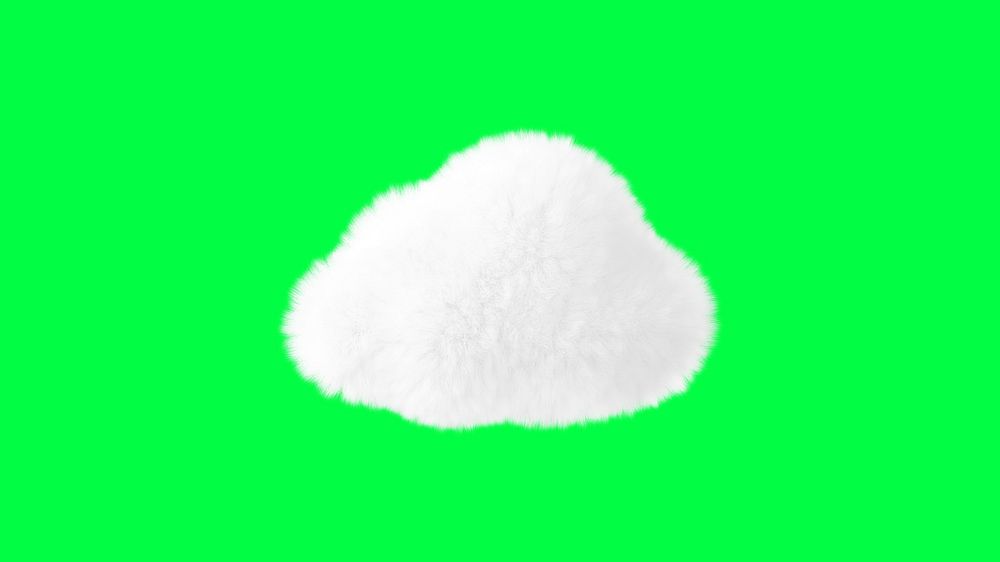 White cloud fluffy 3D shape | Free Photo - rawpixel