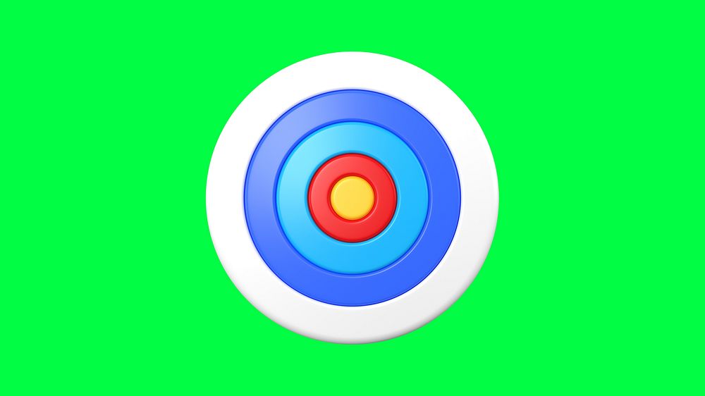 Colorful target green screen background | Premium Photo - rawpixel