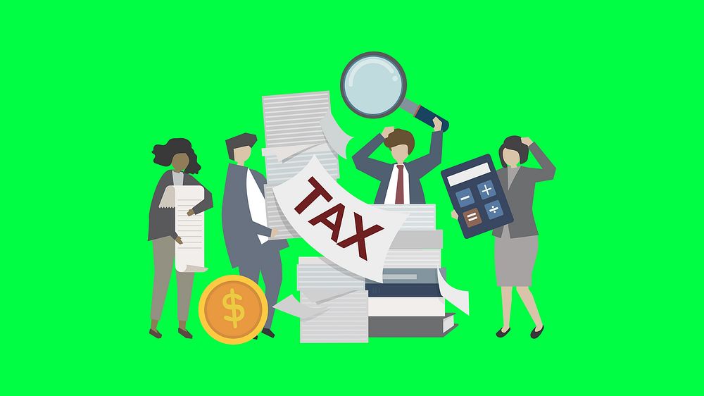 Tax calculation teamwork concept | Free Photo - rawpixel