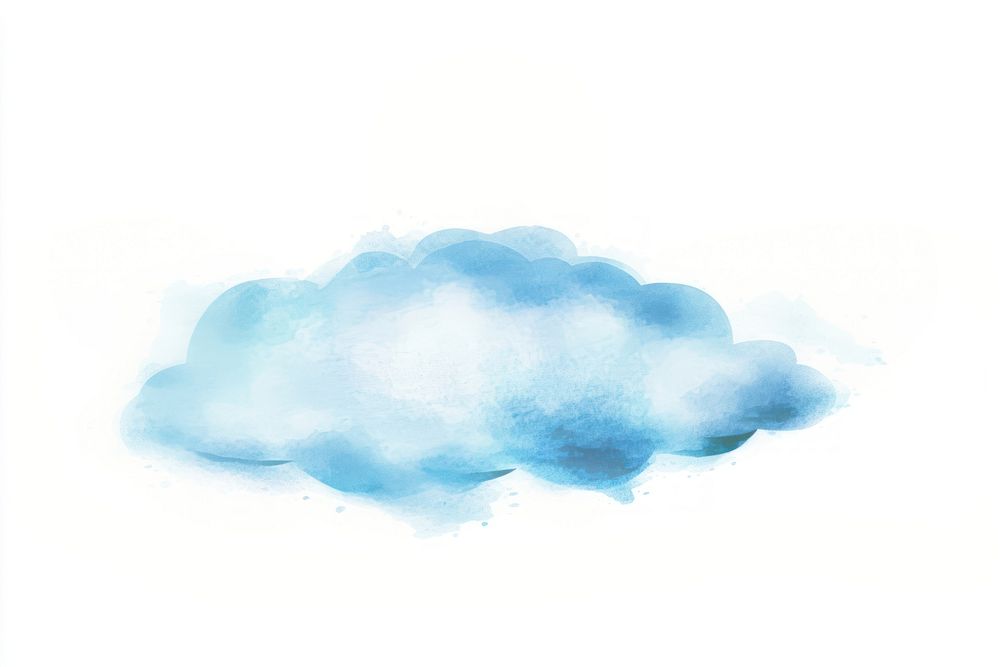Abstract cloud shape illustration watercolor | Free Photo Illustration ...