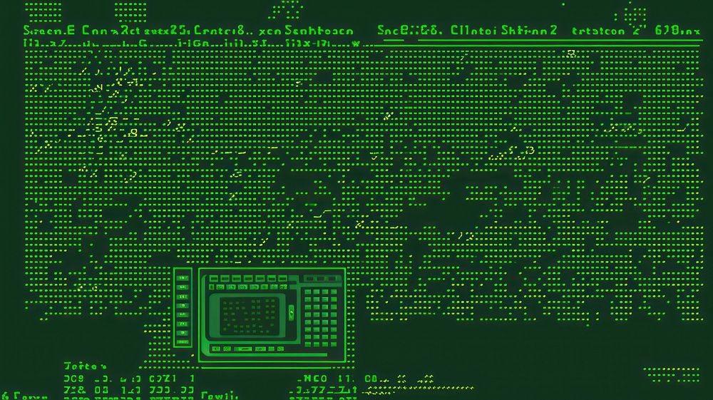 Black terminal green display digital. | Free Photo Illustration - rawpixel