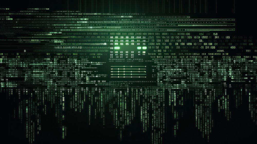 Black terminal green digital code. | Free Photo Illustration - rawpixel