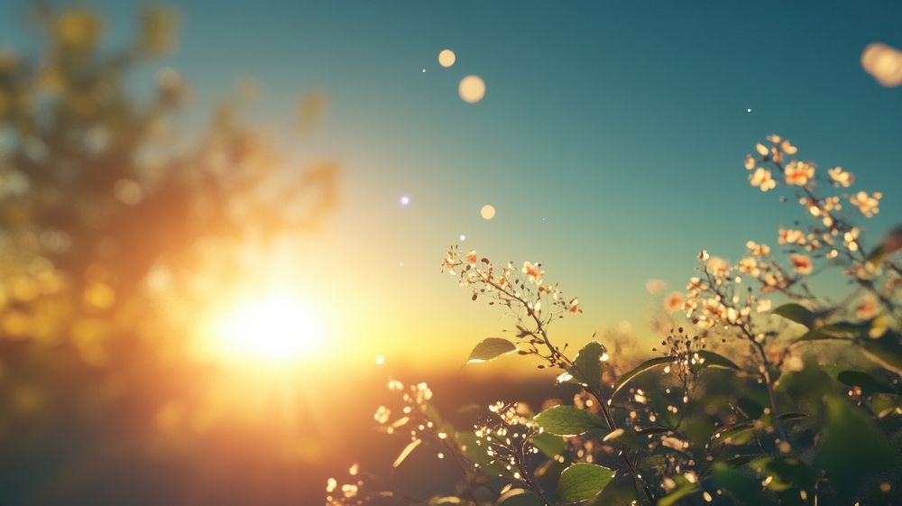 Blue sky light sunlight scenery. | Free Photo - rawpixel