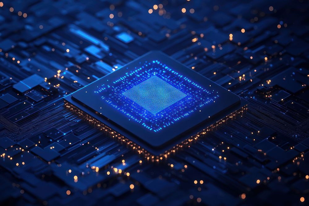 Abstract background blue binary code | Free Photo - rawpixel