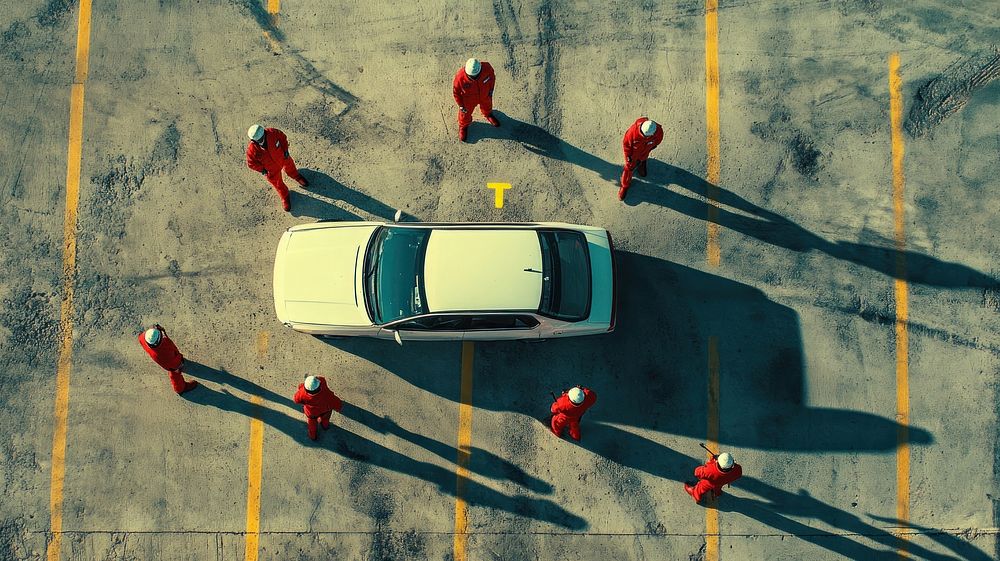 Pit crew members car uniforms | Free Photo - rawpixel