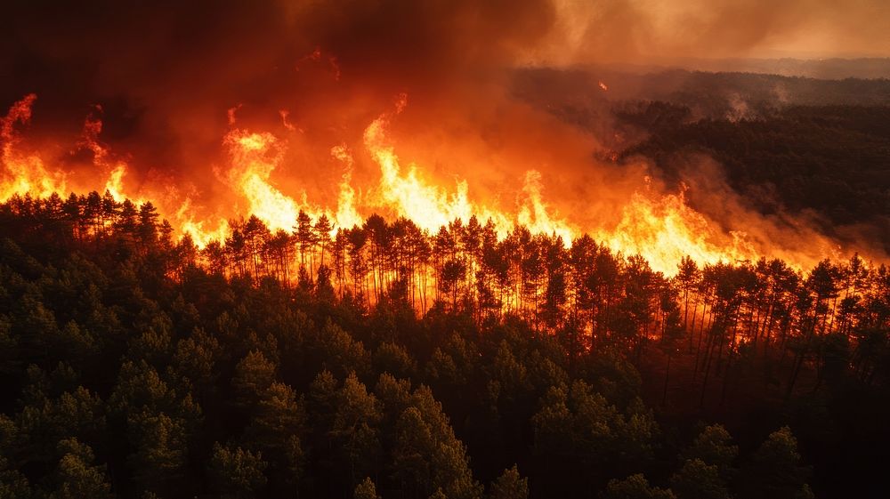 Forest fire flames environmental destruction. | Free Photo - rawpixel