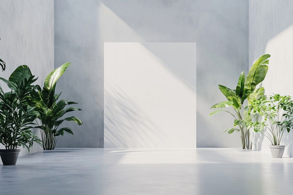 Showcase backdrop plants walls architecture. | Free Photo - rawpixel