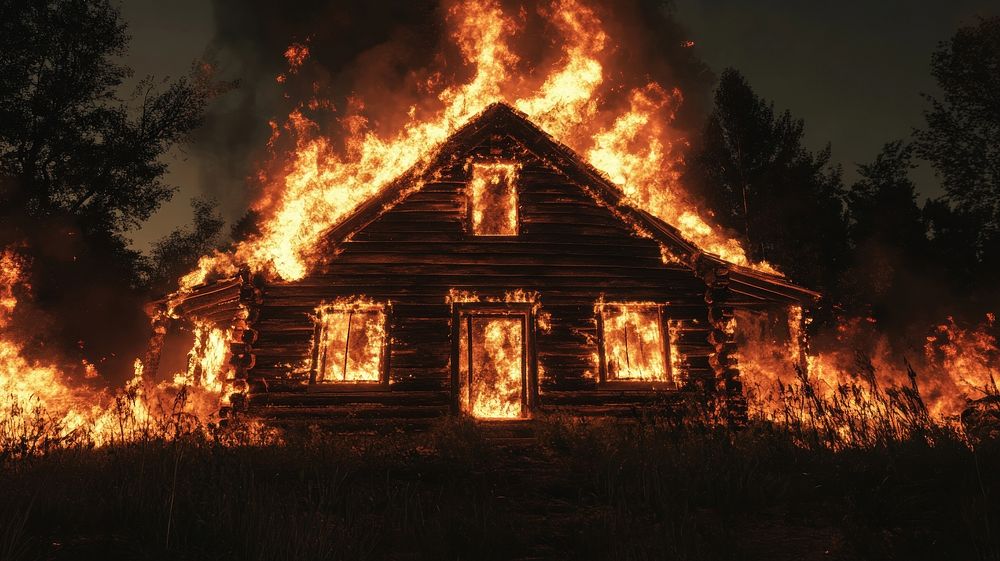 Realistic photograph old log cabin | Free Photo - rawpixel