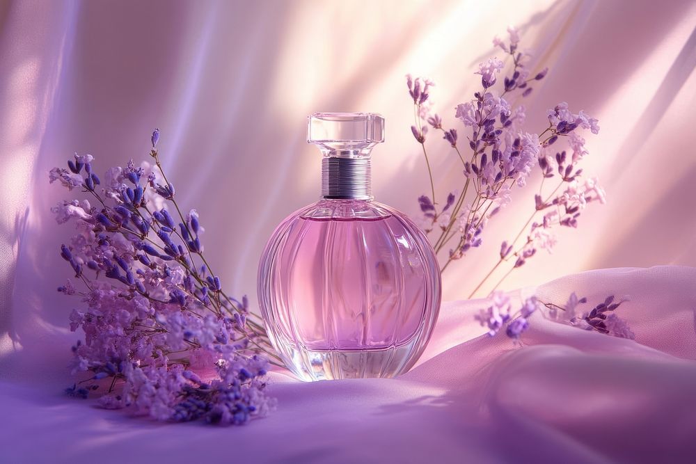 Backdrop perfume flowers bottle. | Free Photo - rawpixel