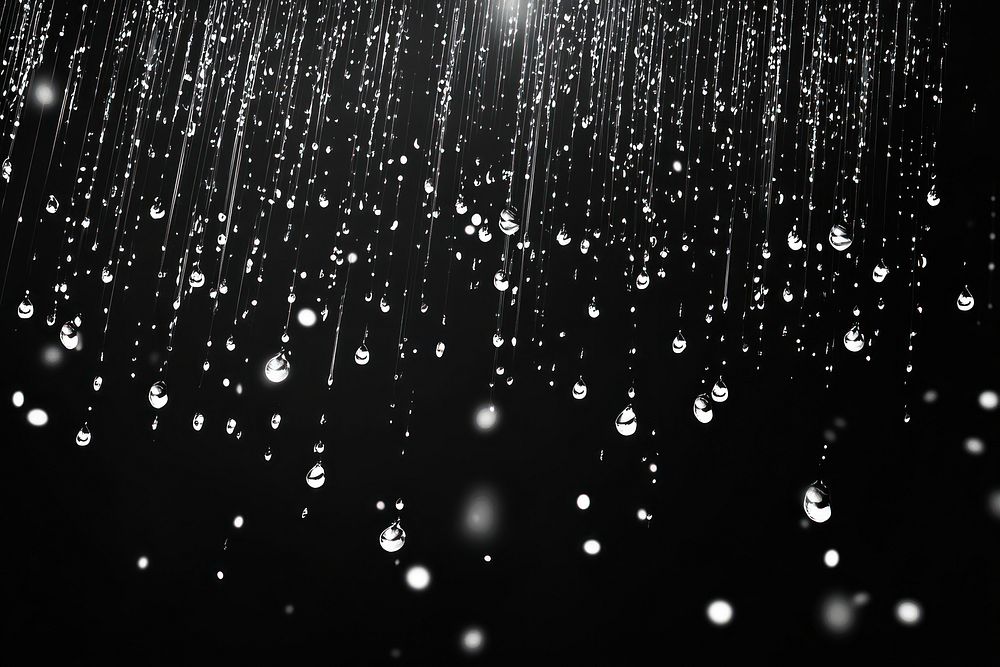 Rain effect background transparent chandelier | Free Photo Illustration ...