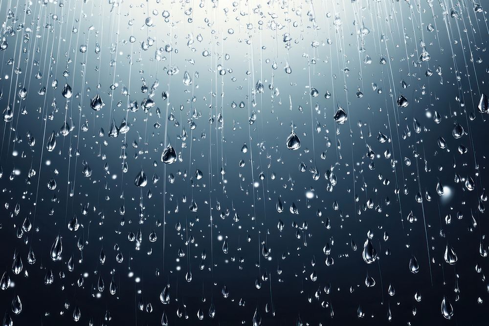 Realistic rain effect transparent background | Free Photo Illustration ...