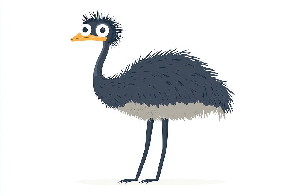Illustration Emu emu cartoon animal | Free Photo Illustration - rawpixel