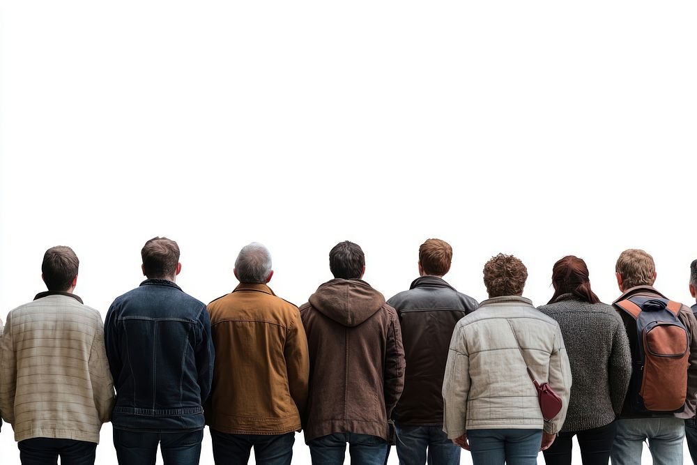 People standing line person back | Free Photo - rawpixel