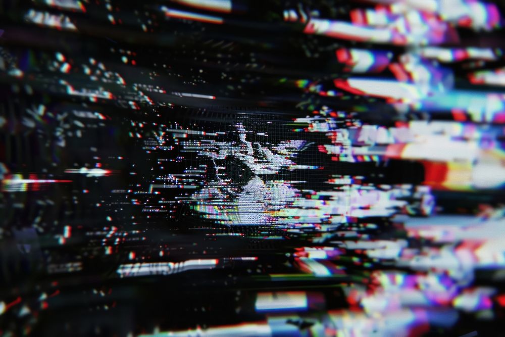 Glitch VHS textures glitch art | Free Photo Illustration - rawpixel