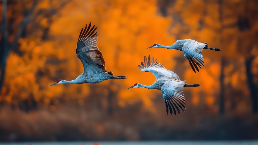 Sandhill Cranes photography wildlife cranes | Free Photo - rawpixel