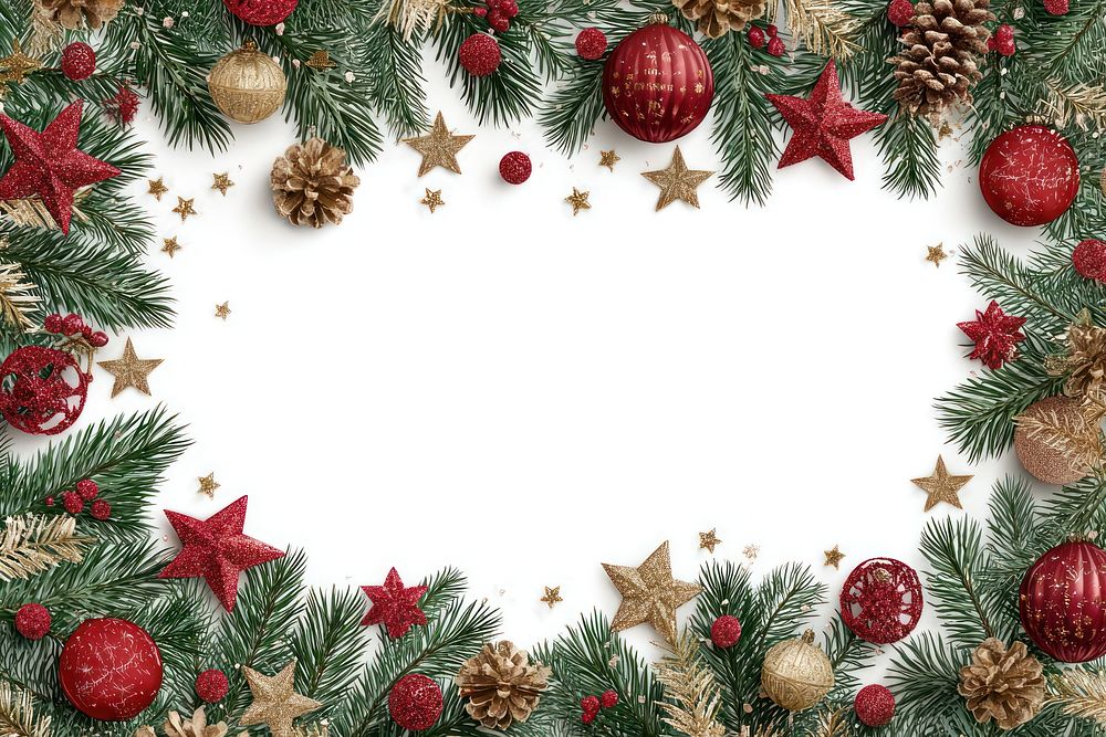 Festive holiday border design | Free Photo - rawpixel