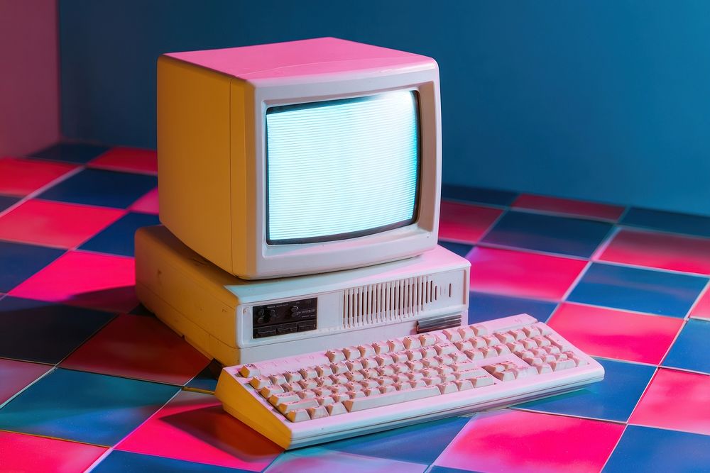 Neon+retro Technology Images | Free Photos, PNG Stickers, Wallpapers & Backgrounds - rawpixel