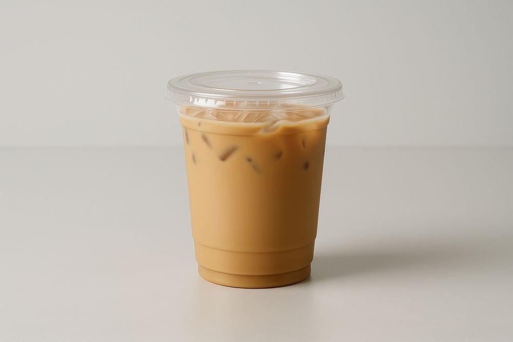 Iced coffee in plastic cup | Free Photo - rawpixel