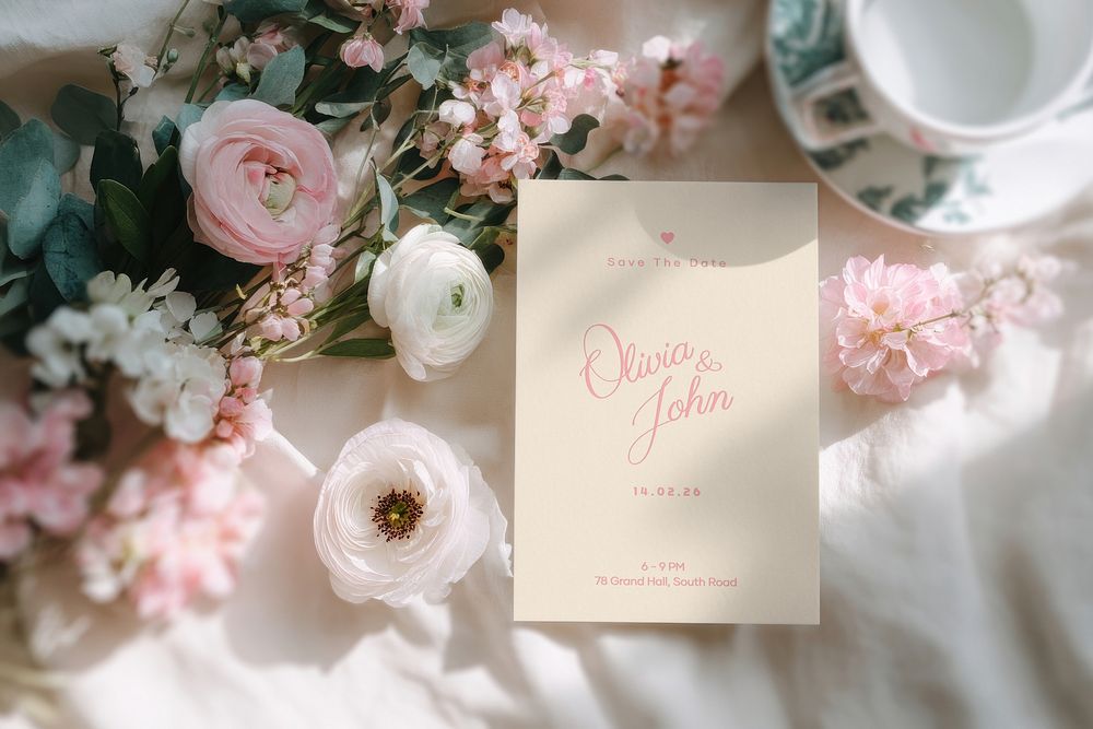 Flower And Cup Mockup Images | Free Photos, PNG Stickers, Wallpapers ...