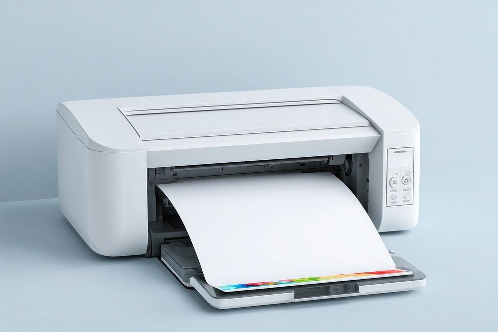 Printering+a White Paper Printer Images | Free Photos, PNG Stickers ...
