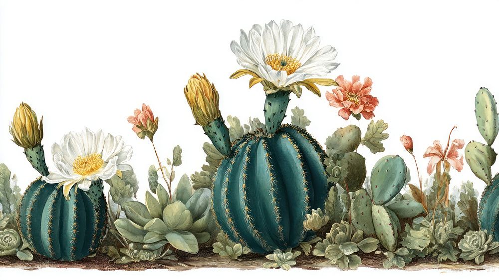 Desert Illustrations Design Cactus Images | Free Photos, PNG Stickers ...