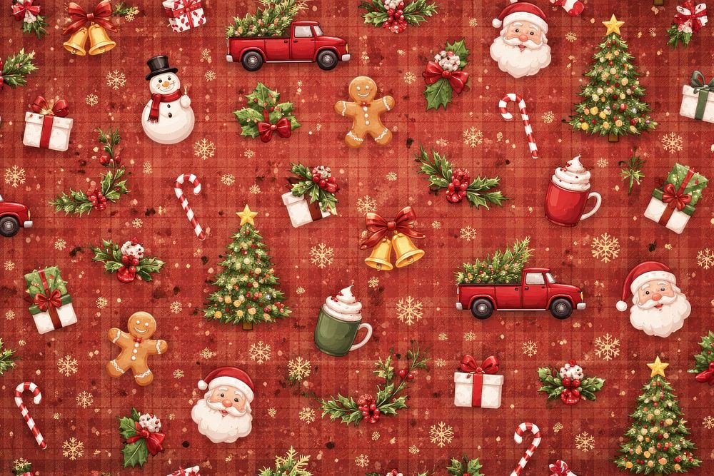 Plaid Gift Background Pattern Holiday Christmas Images | Free Photos ...