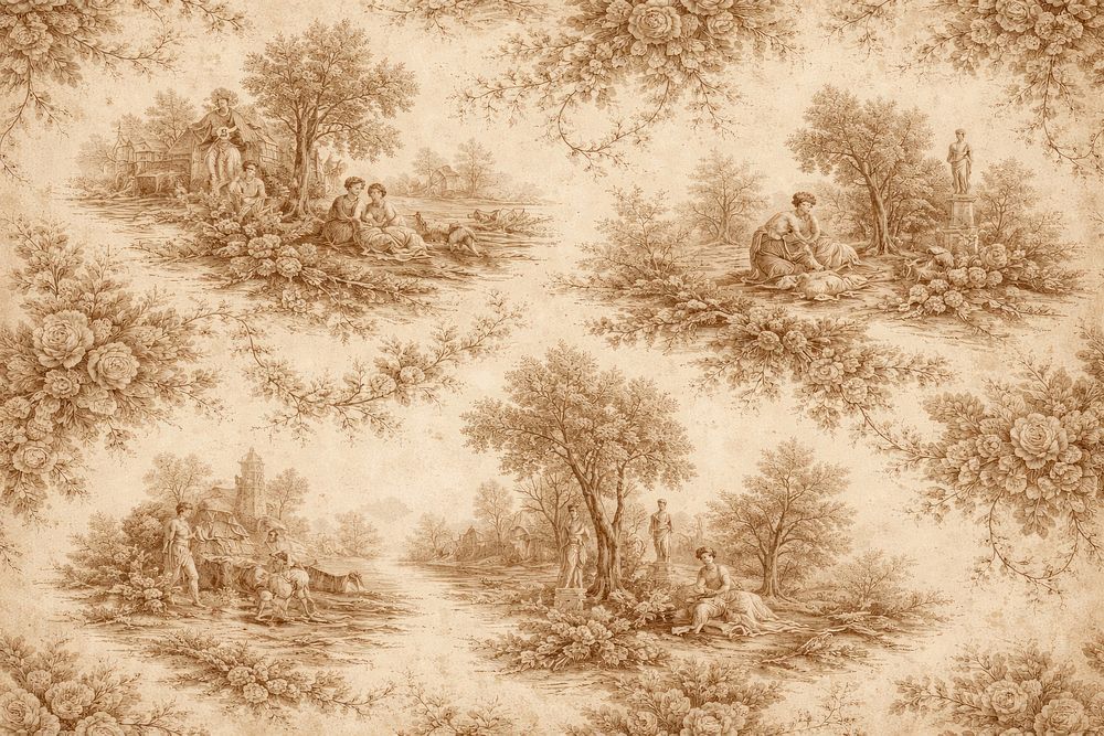 Toile Fabric Vintage Pattern Images | Free Photos, PNG Stickers ...