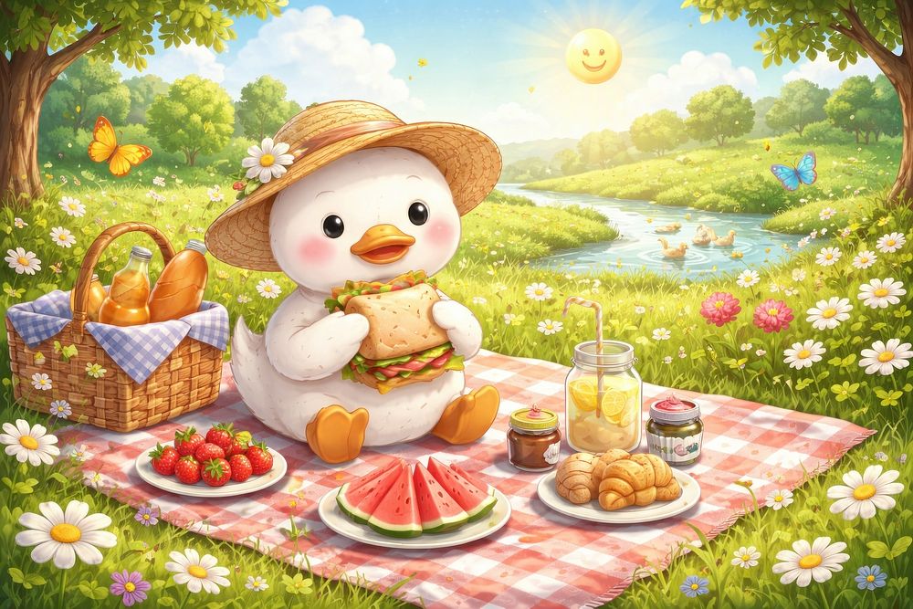 Ducks Wallpaper Cartoon Nature Cute Images | Free Photos, PNG Stickers ...