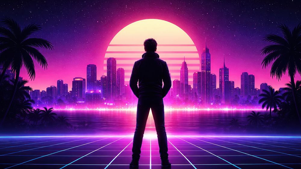 Desktop Wallpaper Palm Tree Neon Images | Free Photos, PNG Stickers ...