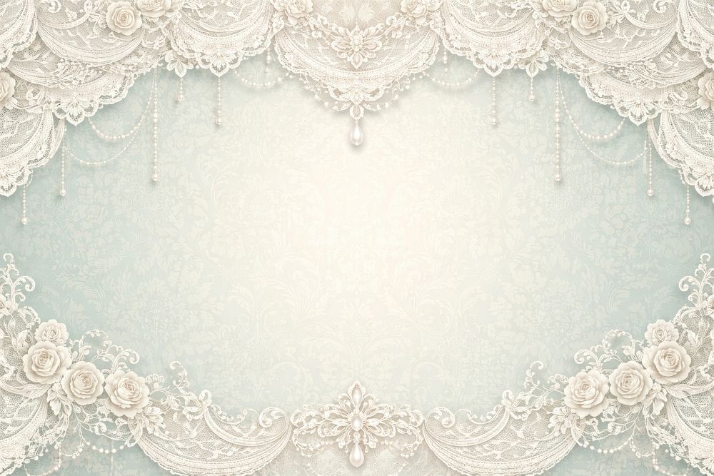 Victorian Floral Border Decorative Wallpaper Background Images | Free ...