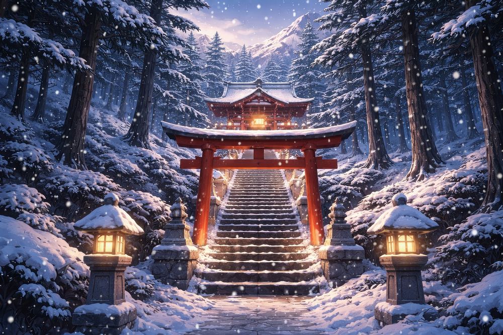 Japanese Forest Mobile Architecture Scenery Images | Free Photos, PNG ...