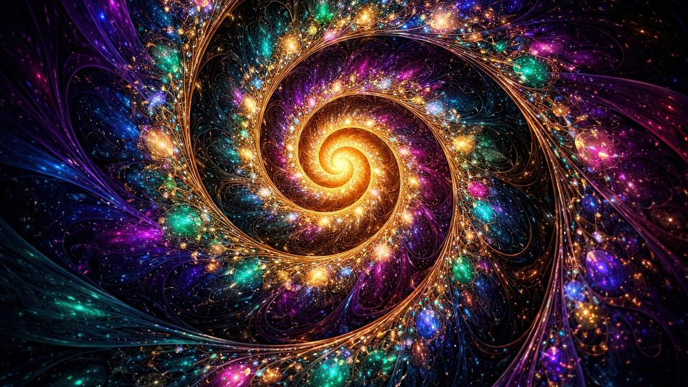 Spiral Fractal Wallpaper Art Galaxy Images | Free Photos, PNG Stickers ...